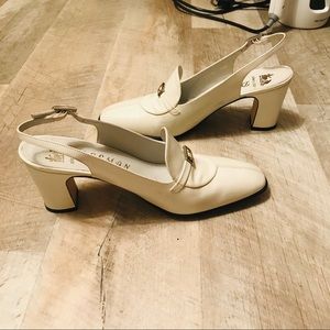 Delman Shoes | Vintage 90s S Tan Leather Pumps In Size 65 | Poshmark